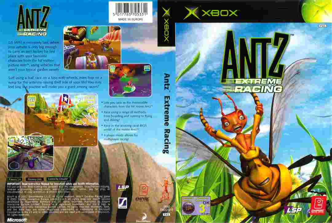 Antz Extreme Racing Xbox - lasopachild
