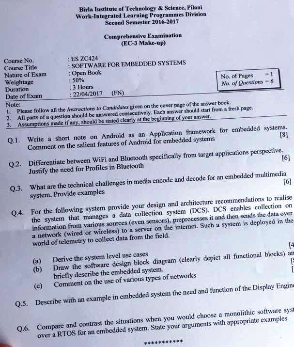 Question Papers: SEM 1