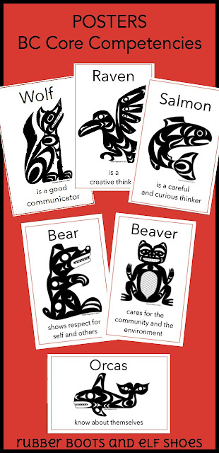 BC Core Competency self assessment with The Six Cedar Trees - rubber ...