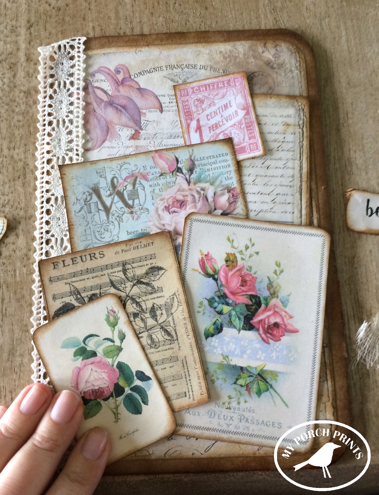 My Porch Prints: Layered Junk Journal Cover Tutorial