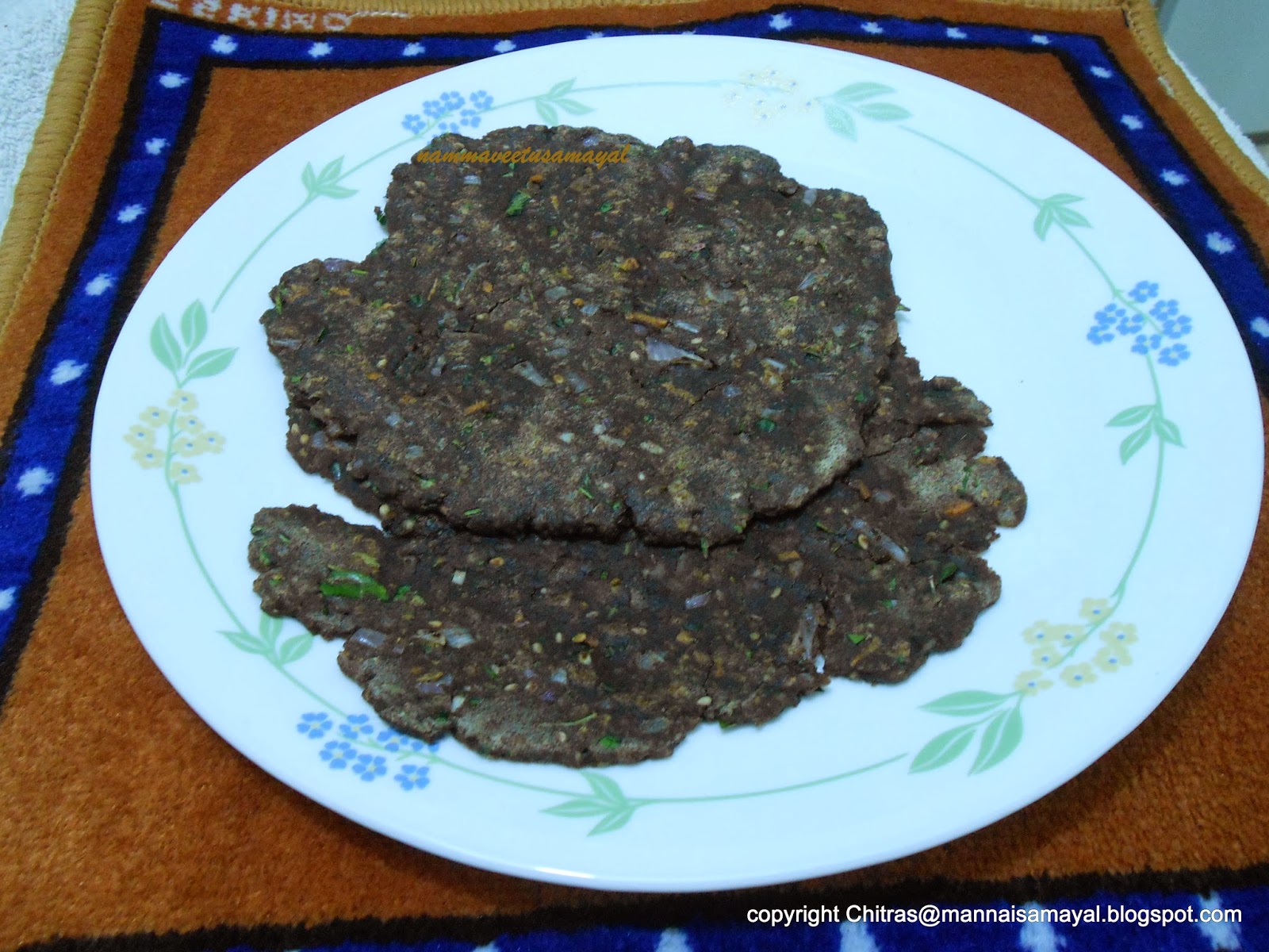 kalakkalsamayal: Ragi Adai