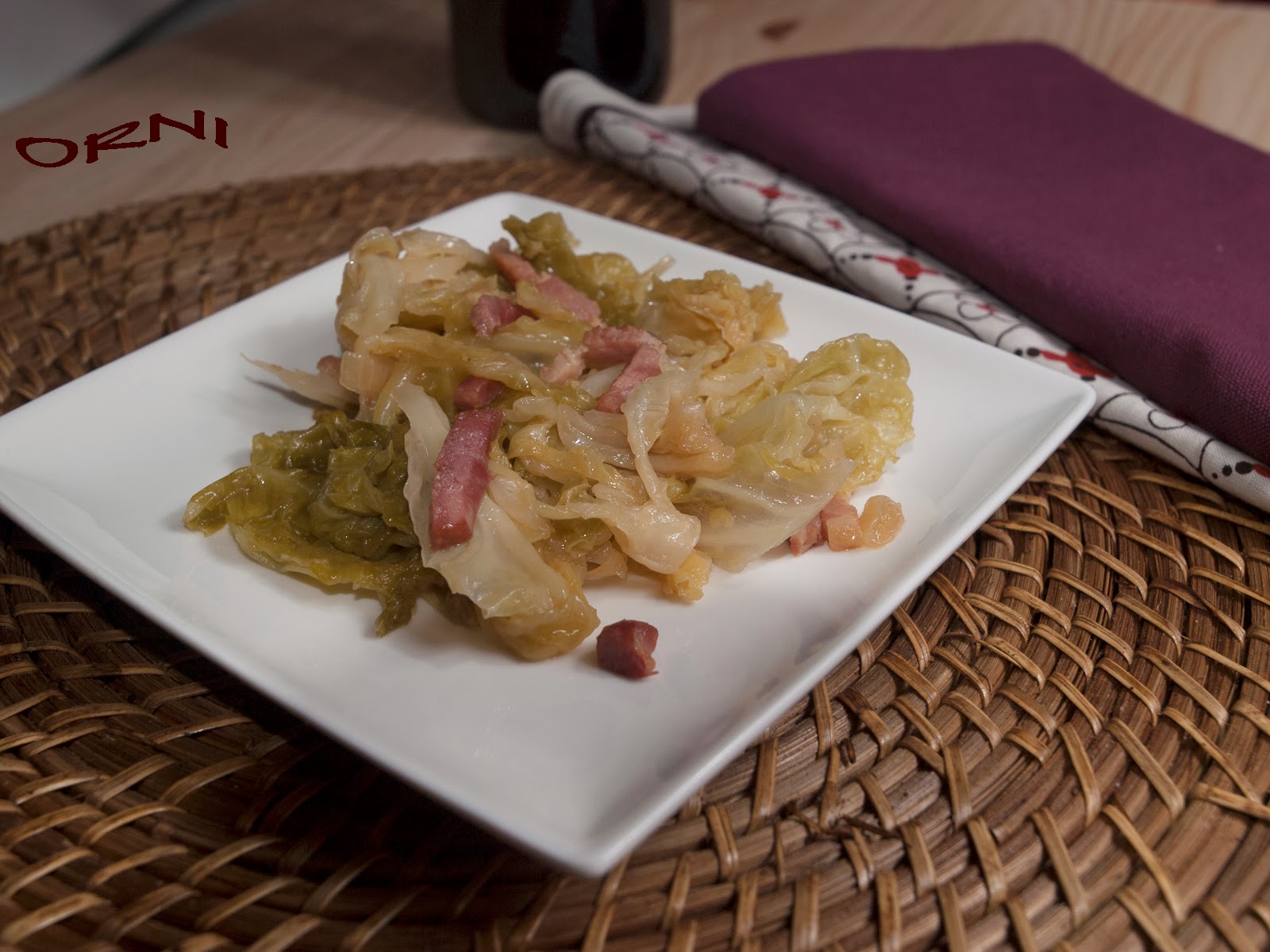 Nadie: Repollo braseado