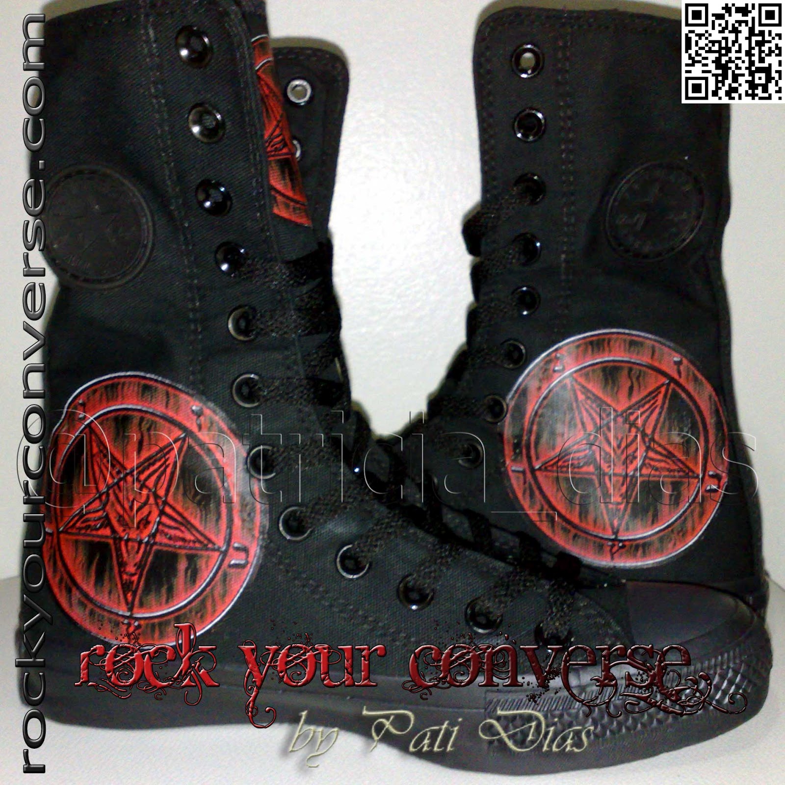 Converse All Star Customizado - Rock Your Converse!: #Gothic Converse ...