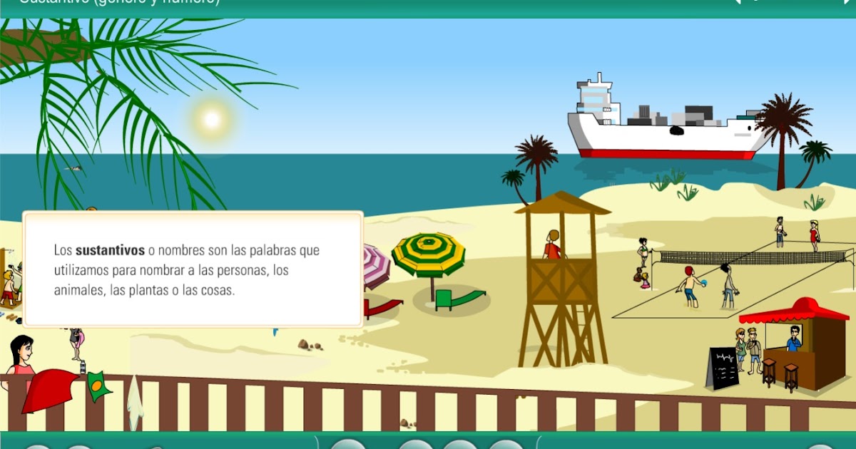 CAPITÁN EDUCACIÓN: 4º PRIMARIA - LENGUA: EL NOMBRE - EL GÉNERO Y EL NÚMERO