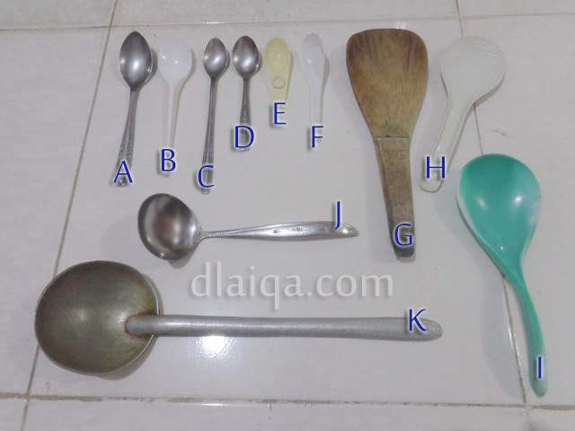 d'Laiqa Arena: Macam-Macam Sendok Yang Wajib Ada Di Dapur