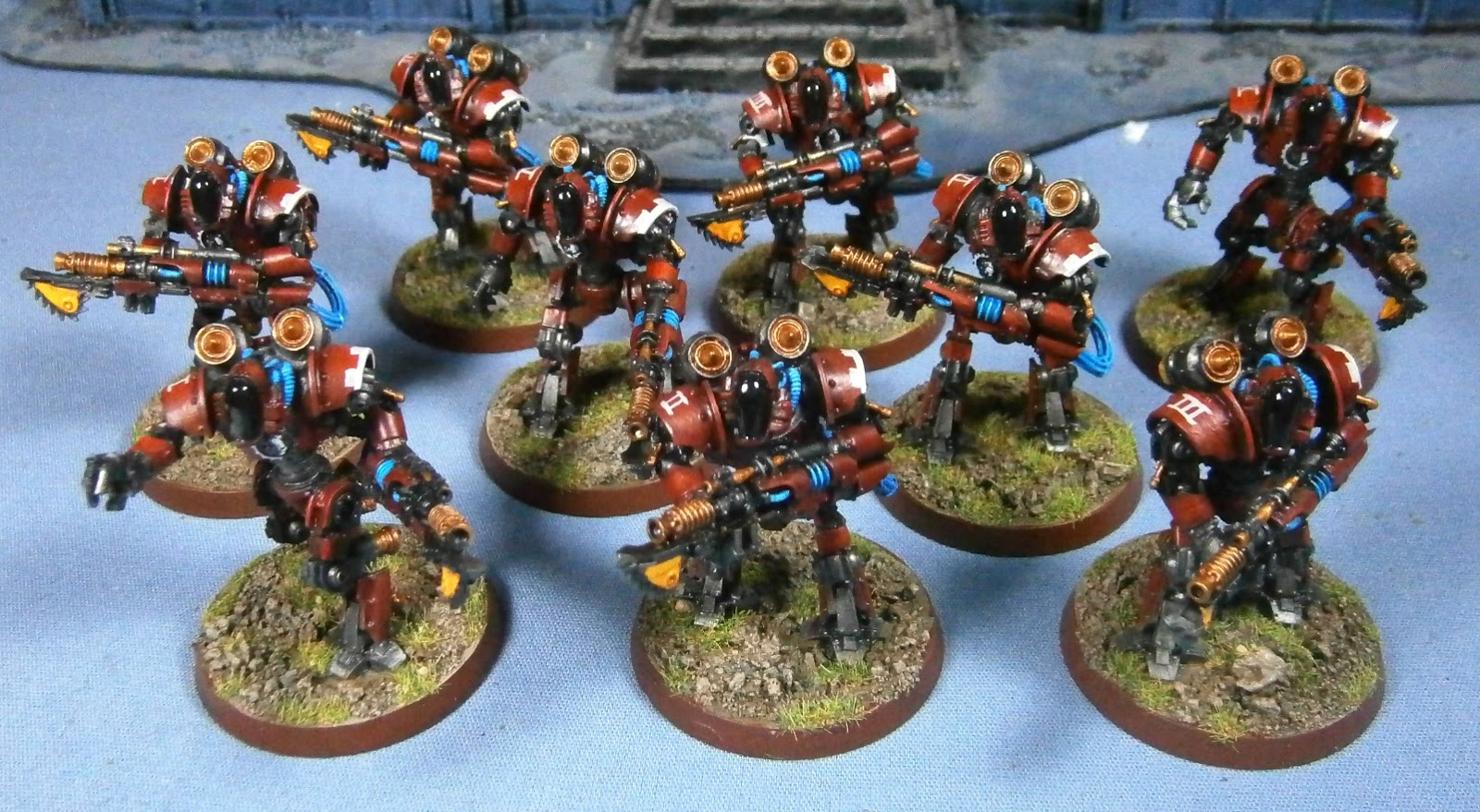 Mordian 7th Regiment: Adeptus Mechanicus - Thallax Cohort painted