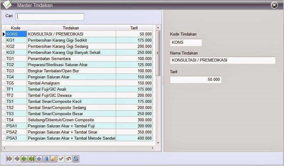 Altaifa Software House: Software Aplikasi Klinik Dokter gigi - Easy Dentist Assitant versi 3.1