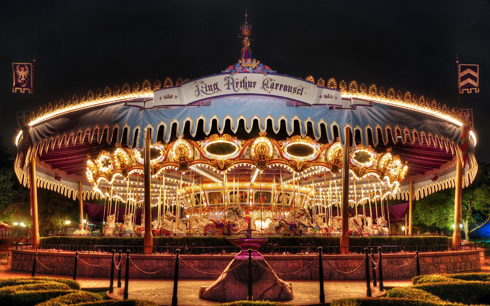 A Glimmering Regal Carousel