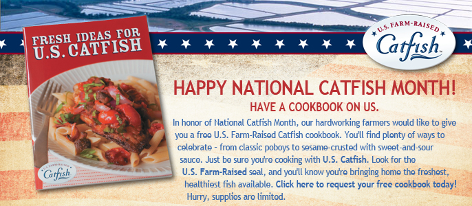 SusieQTpies Cafe: Free Catfish Cookbook for National Catfish Month