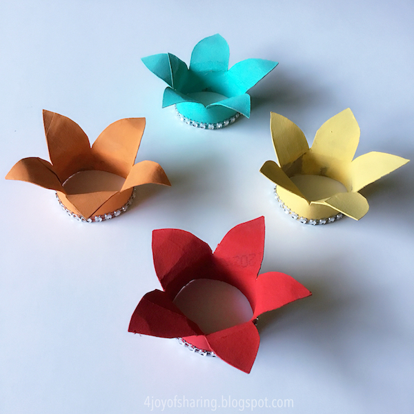 Flower Lamp Craft - The Joy of Sharing