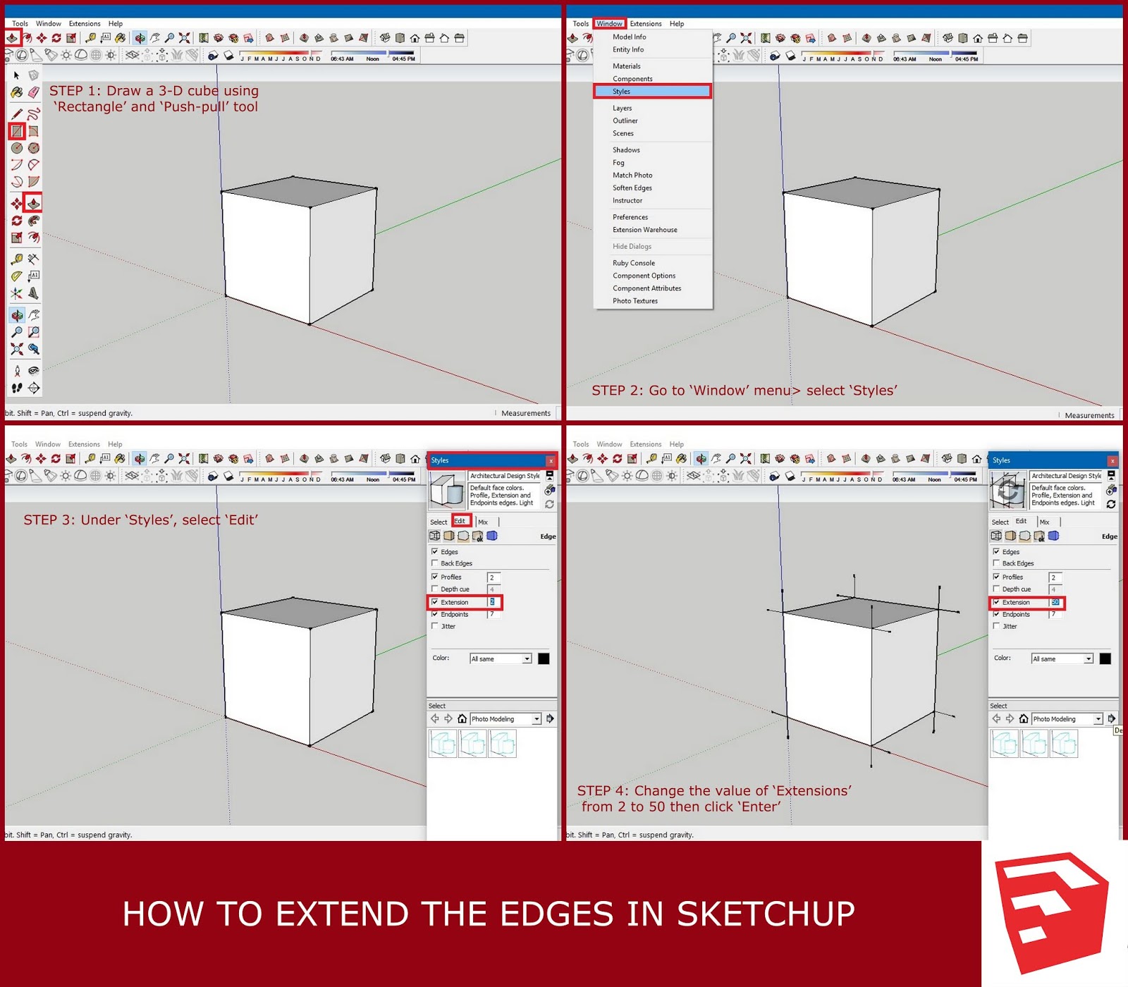 SKETCHUP Tips and Tricks