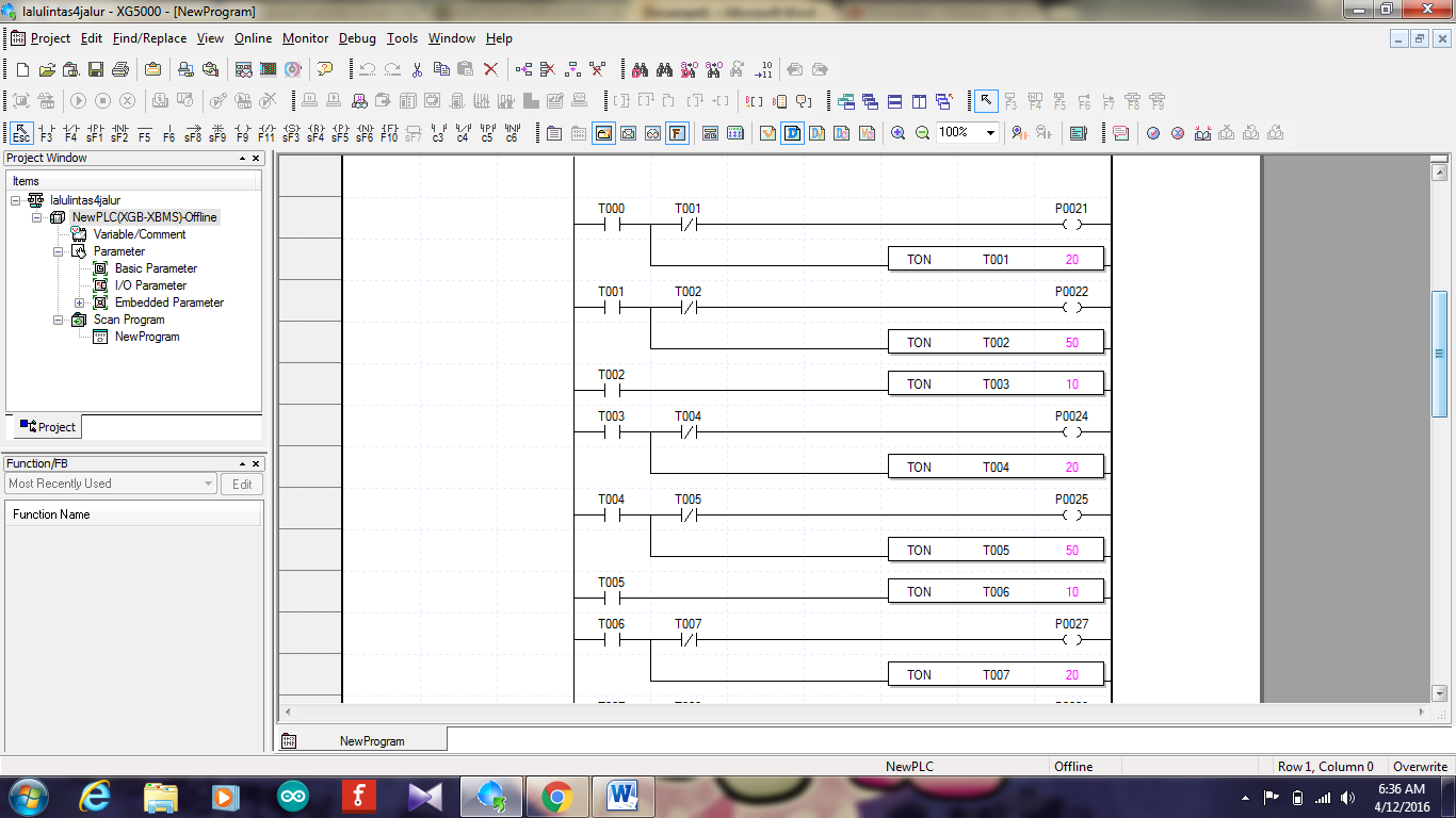 belajar plc dan Infou: belajar plc XG5000 dan infou