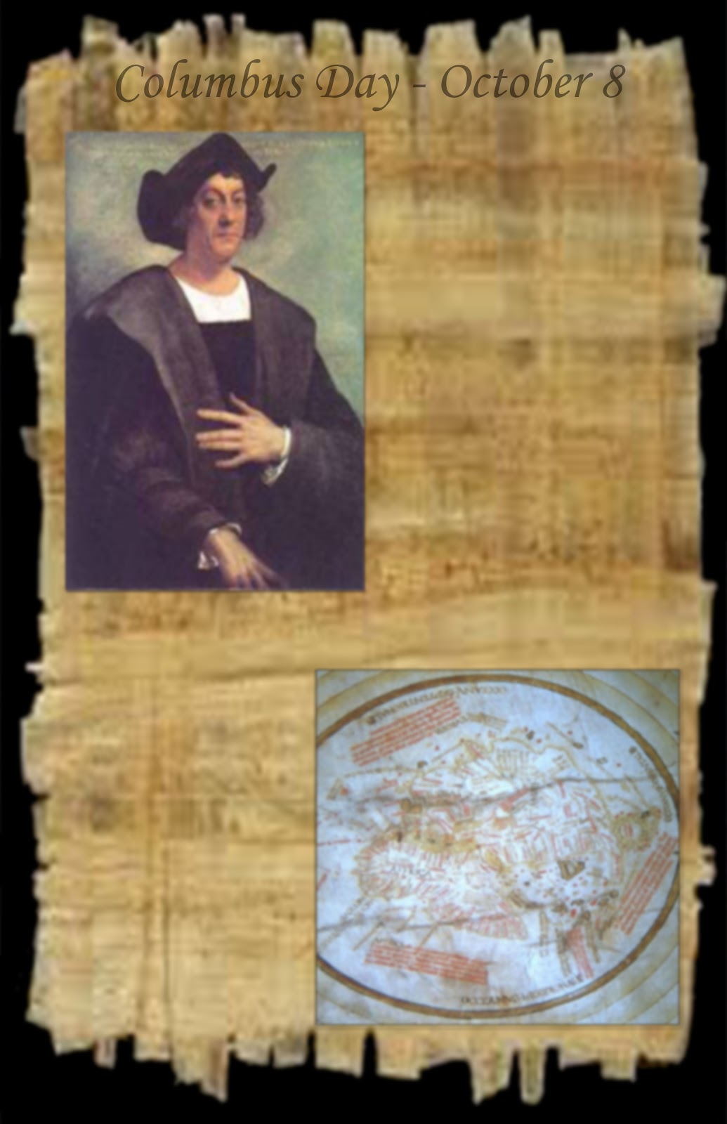 The work of Sj: Columbus Day poster