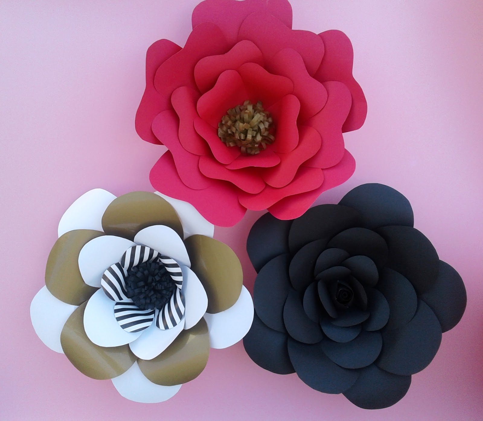 Cartulina Como Hacer Flores De Papel Grandes Para Decorar 190