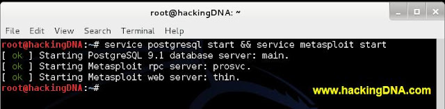 HackingDNA: PostgreSQL On Kali Linux
