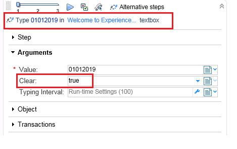 Performance Testing made easy: How to clear the text field in Type Step ...