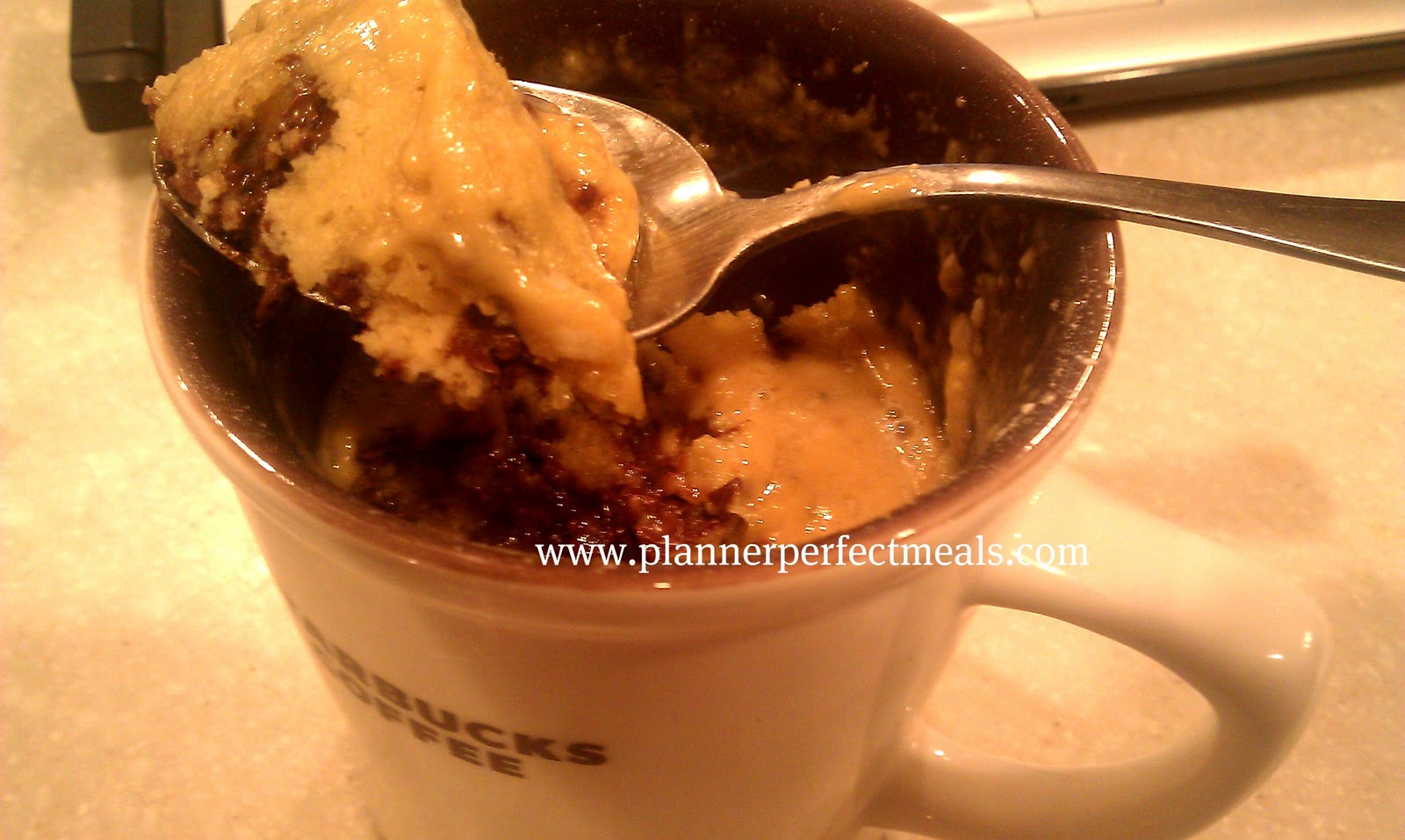 Chocolate Chip Cookie Dough Mug Cake