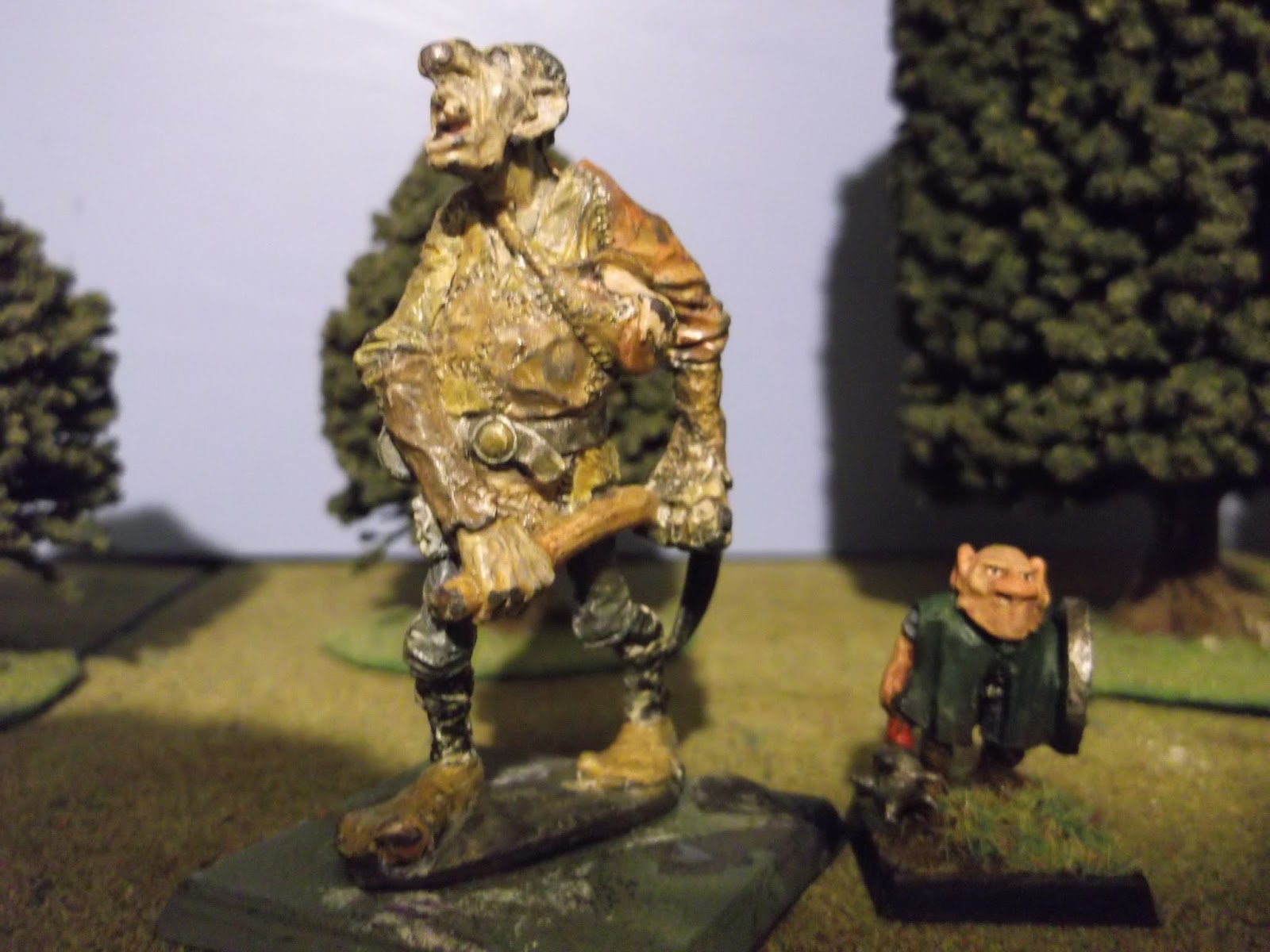 Goblin Lee's Miniatures Blog. : Orcs and Giants. A few Goblins too!