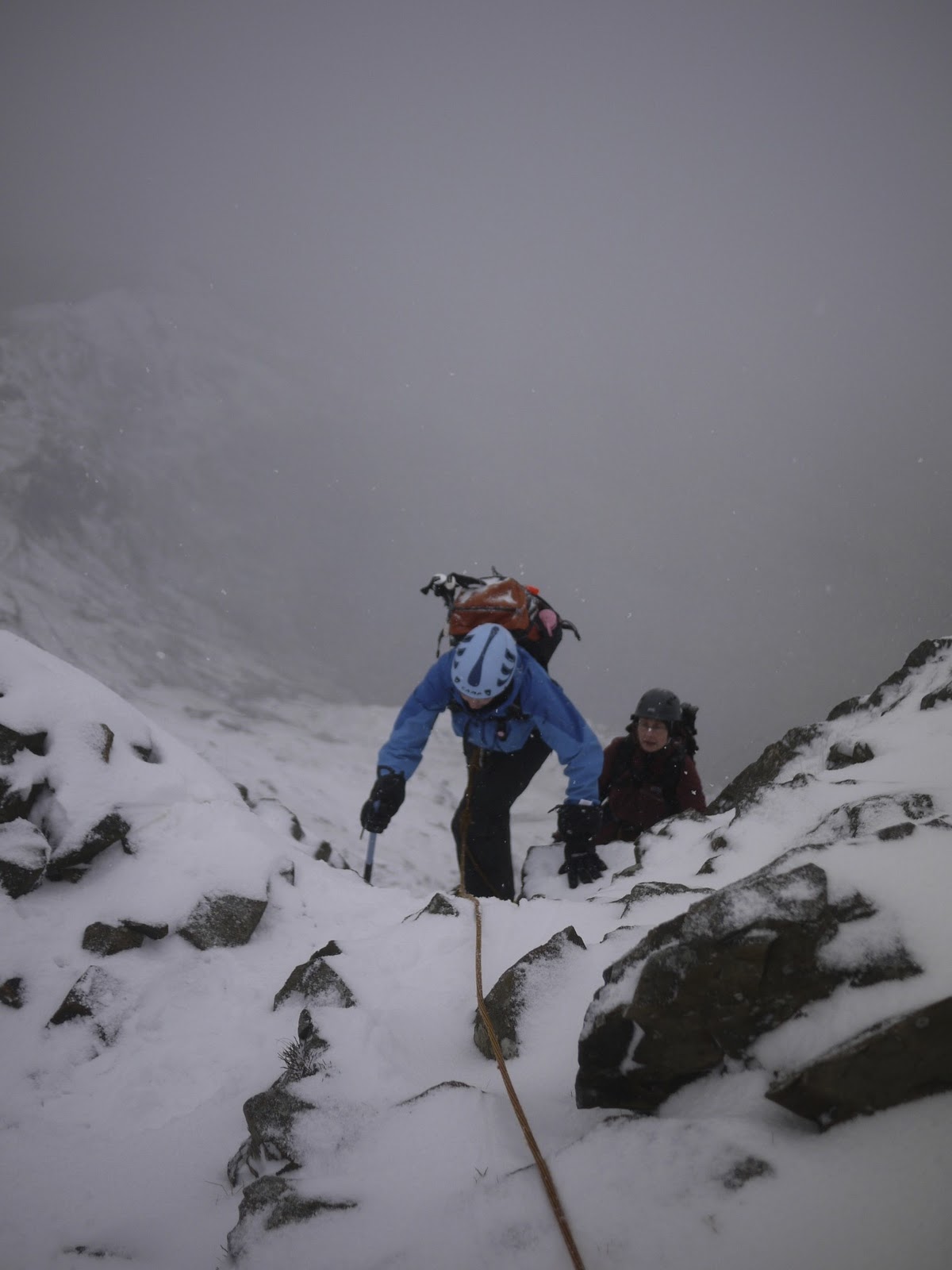 Rob Johnson: Crib Goch in the snow
