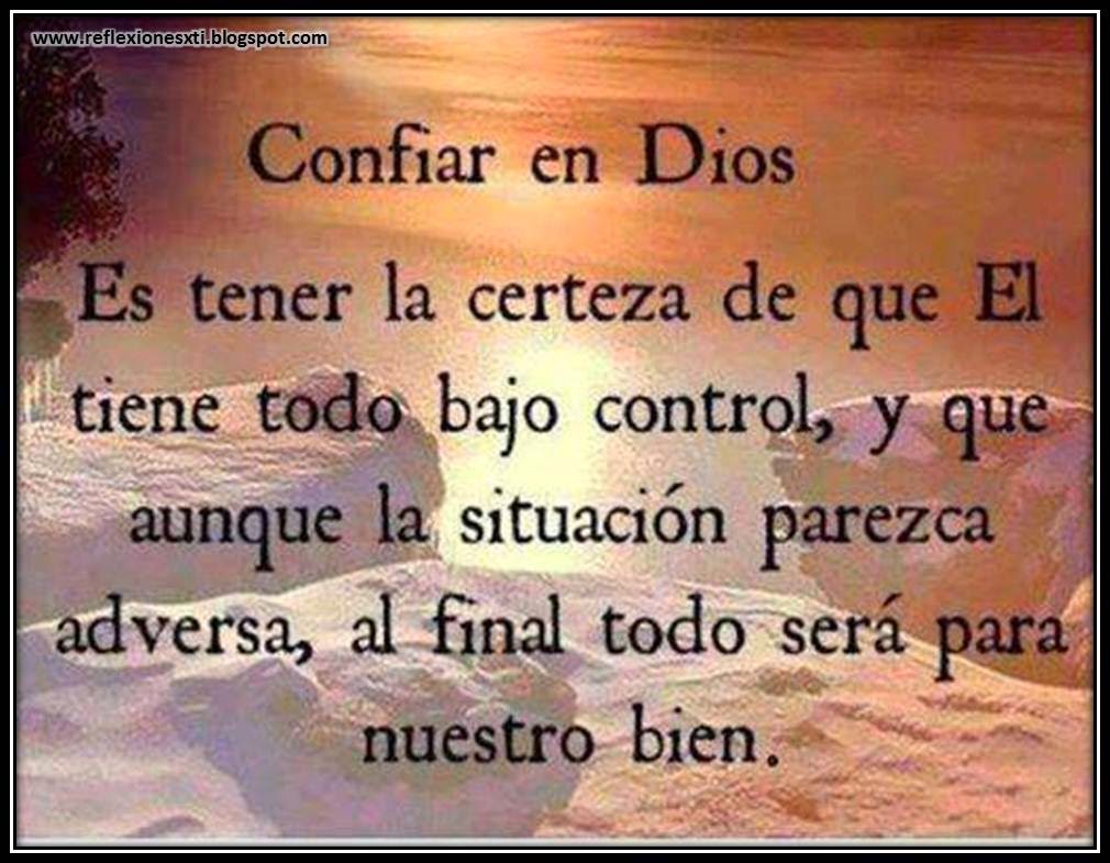 Frases, Imagenes: Confiar en Dios