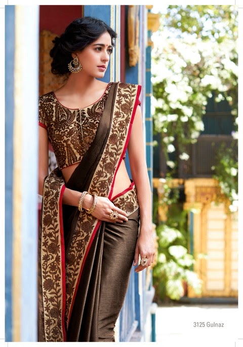 Kavya Embroidery Sarees Collection 2014 By Laxmipati - Indian ...