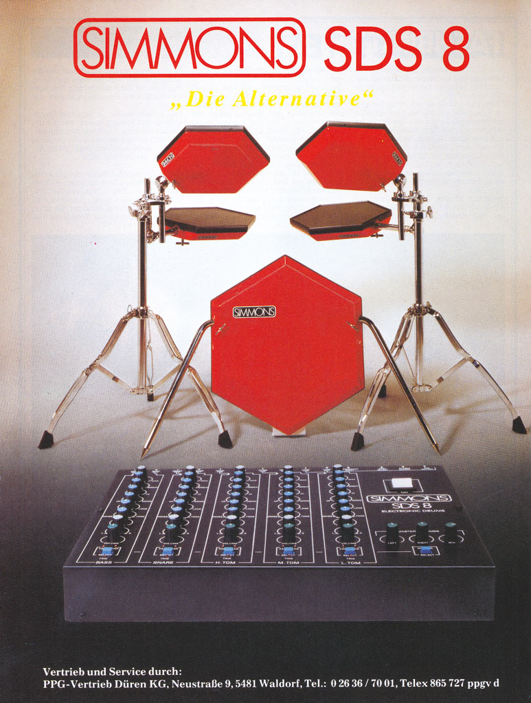 MATRIXSYNTH: 1984 SIMMONS SDS-8 German Ad