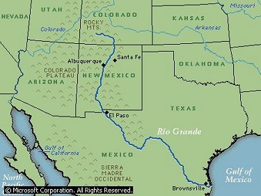 WESTERN SAGA: GEOGRAFIA DO OESTE AMERICANO : RIO GRANDE/RIO BRAVO