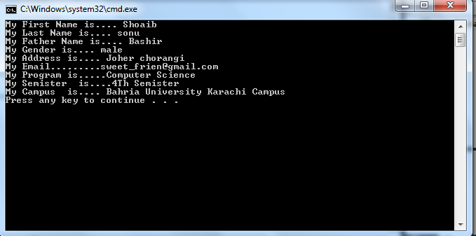 How to make student information program in C# - Mesh Software