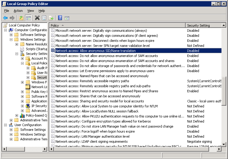 Windows Server Prevent Anonymous Login And Ban Ip Of Attacker ~ My Geeks