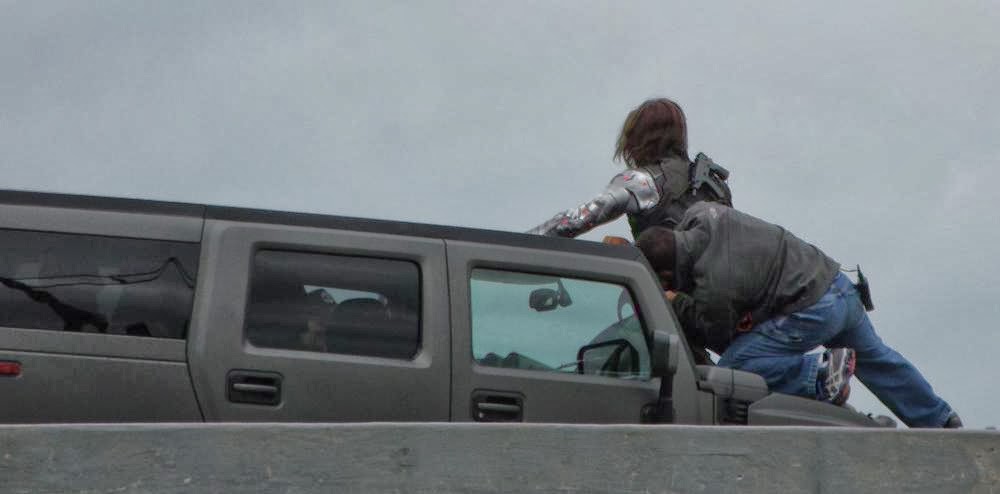 First Look! See Winter Soldier's Bionic Arm on the Set of CAPTAIN AMERICA 2