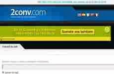 2Conv: permite extraer el audio de un video online y convertirlo a mp3