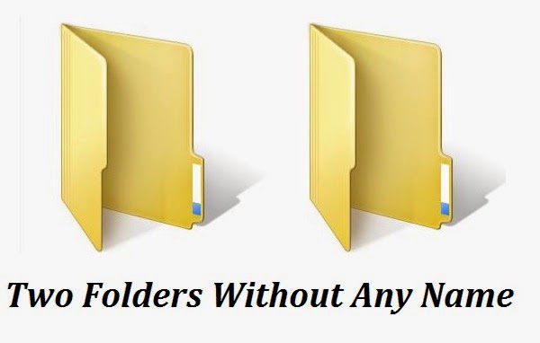 How To Create A Folder Without Name In Windows 7 8 And Xp It Tips And