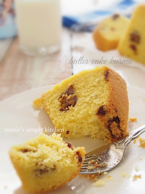 Butter Cake Kurma (Tanpa Zat Aditif) - Monic's Simply Kitchen