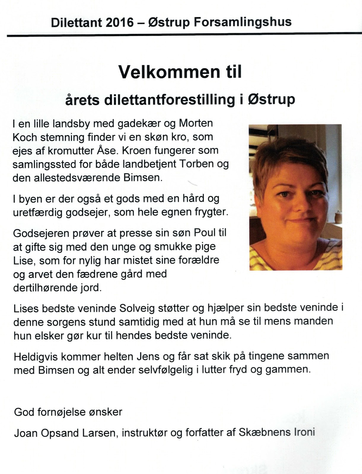 Thorbjørn Stegelmann - Manden - Myten - Møgdyret: Dilettant 2016 - Østrup Forsamlingshus