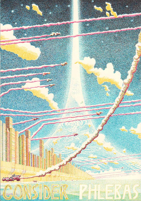 Cloudpine451: Iain M. Banks's Consider Phlebas poster