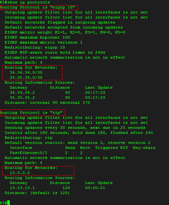 belajar cisco : Redistribute Rip Eigrp