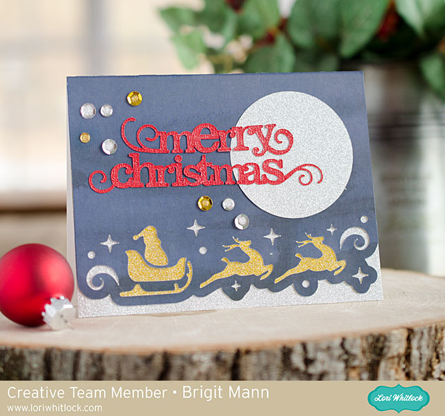 Christmas Border Edge Cards Adding Color Tutorial by Brigit – Lori Whitlock