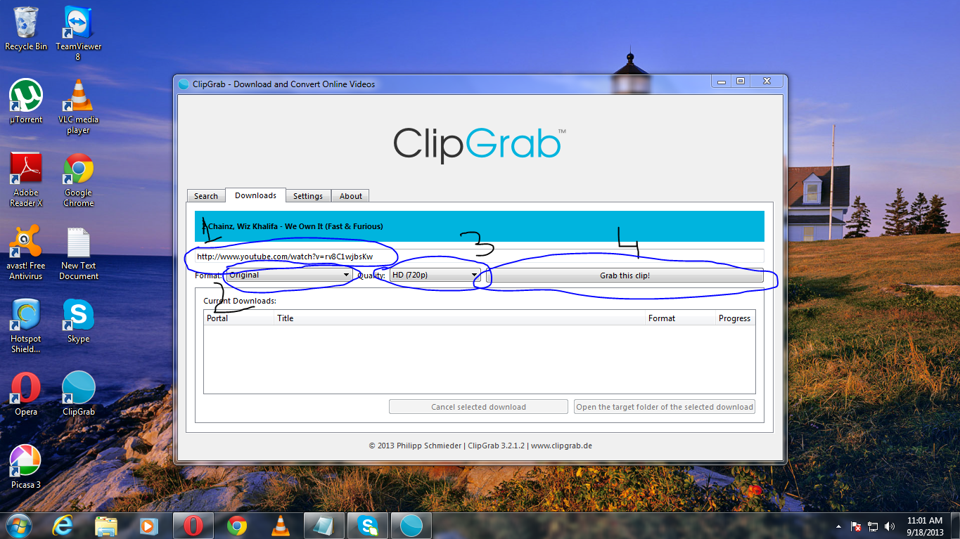 How to Download youtube Videos (ClipGrab) ~ InfoZone