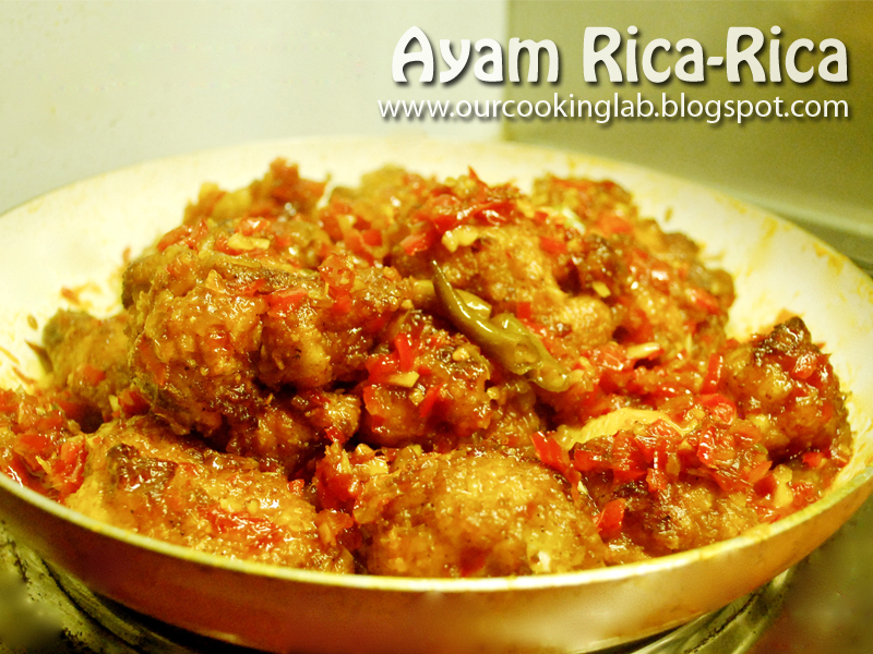 Our Cooking Lab: Manado/Minahasan Food : Ayam Rica-Rica (half instant)