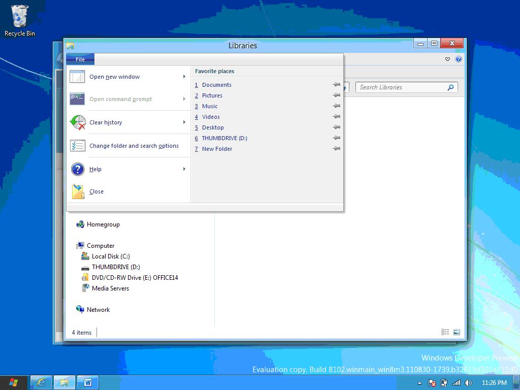 My Tech Sharing: Windows 8 Client - Switching to Desktop Mode
