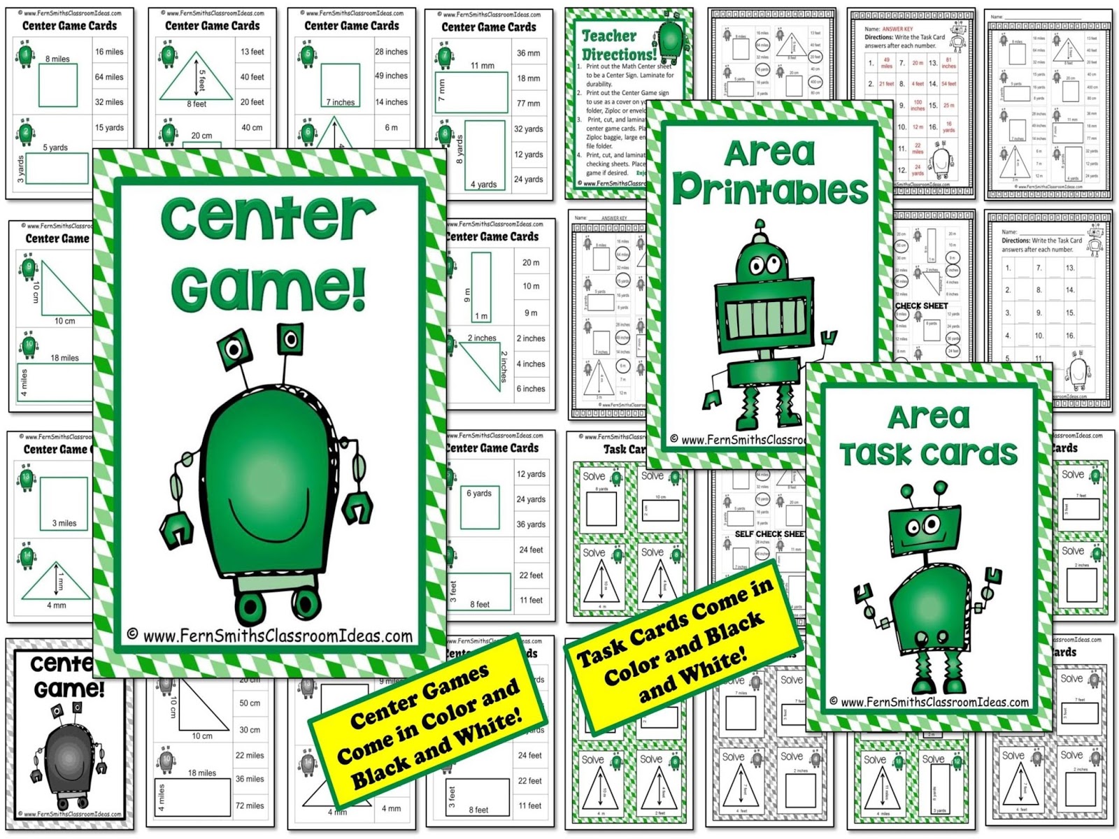 Hump Day Highlight: Area and Perimeter Resources & A Few Freebies ...