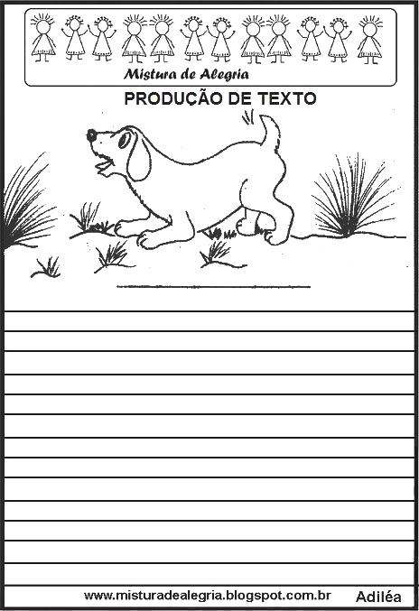 PRODUÇÕES DE TEXTOS, TEMAS VARIADOS PARA IMPRIMIR E COLORIR-Mistura de ...