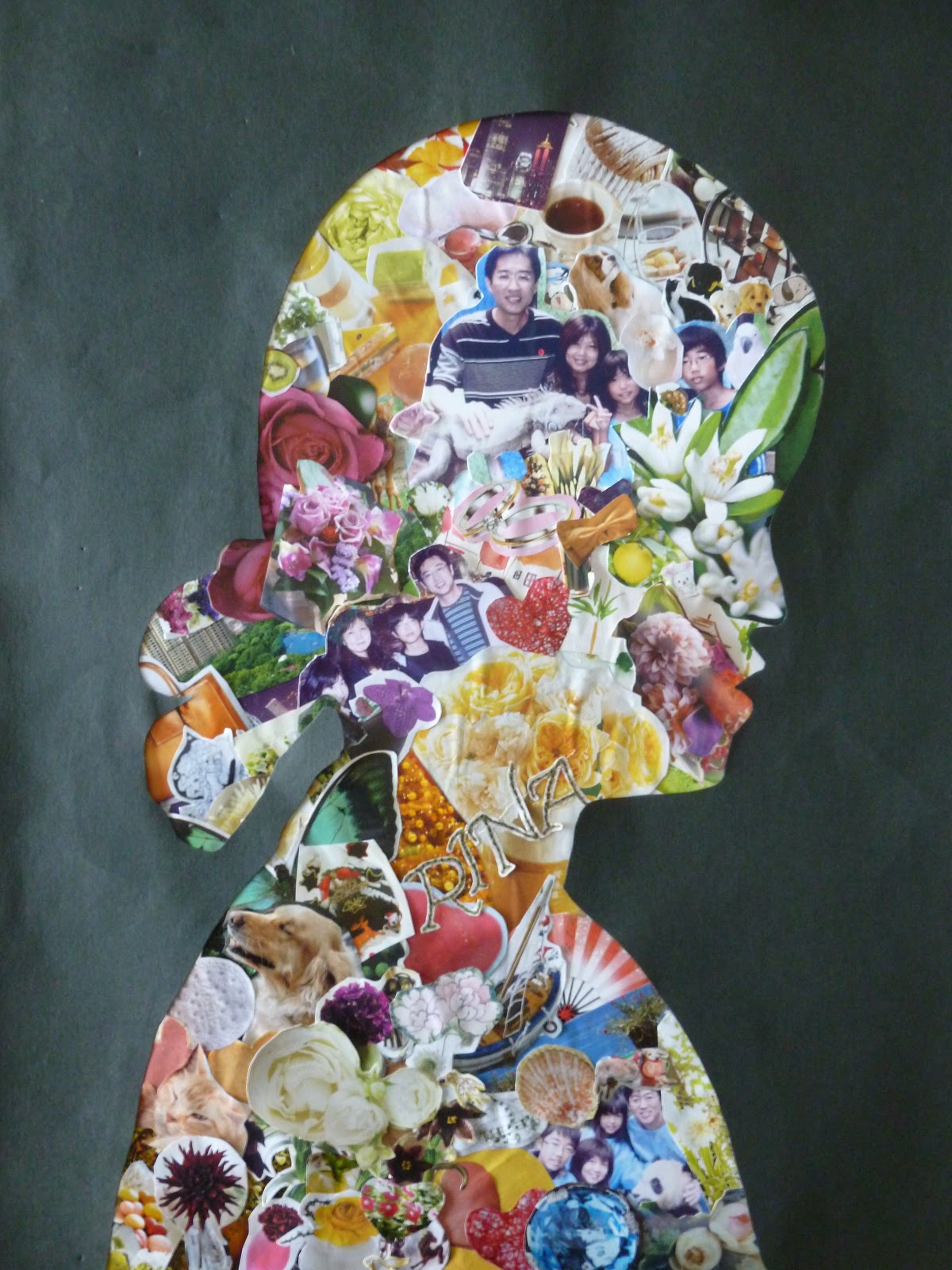 Miss Kristin's Art Room: "What's in Your Head?" Collage with P6 ...