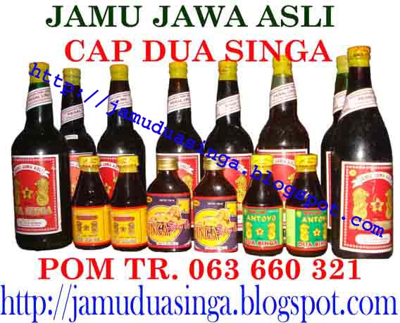 Jamu Jawa Asli Pegal Linu Asam Urat Cap Dua Singa