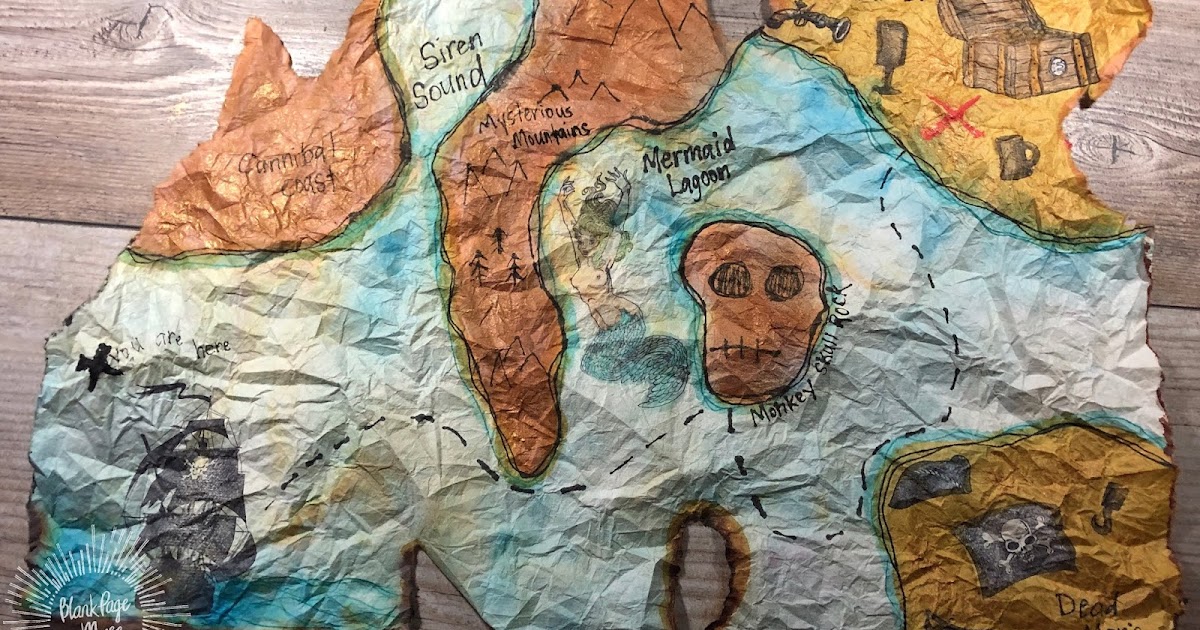 Blank Page Muse: Pirate Treasure Map
