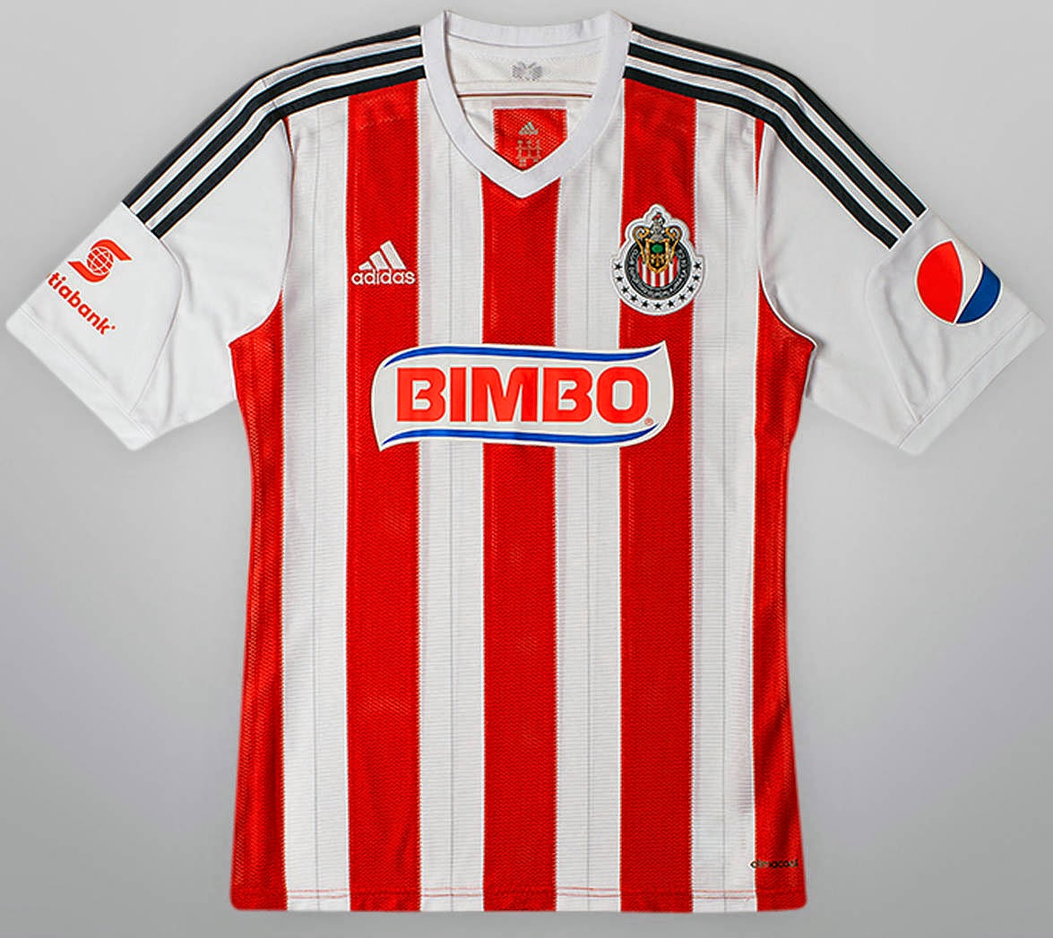 Football Kits FC: Chivas Guadalajara 2014/15 Adidas Home Kit