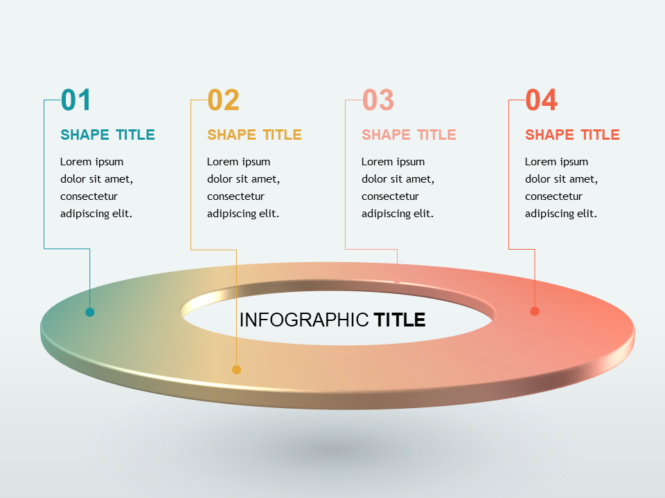 3D Gradient Ring PowerPoint Templates - PowerPoint Free
