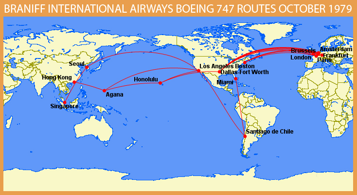 The Jet Age: Braniff International Airways Boeing 747 Fleet