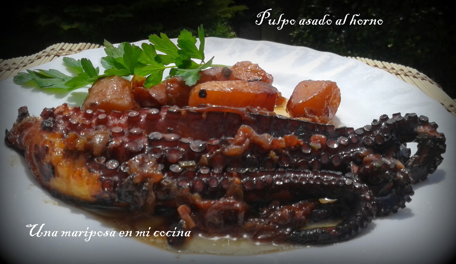 Una mariposa en mi cocina: Pulpo asado al horno