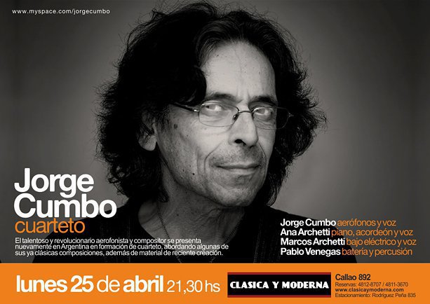 Canto y Musica de Los Andes: Jorge Cumbo en Argentina